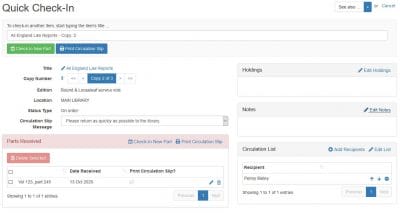 Library software features - Simple Little Library System