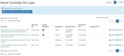 Library software features - Simple Little Library System