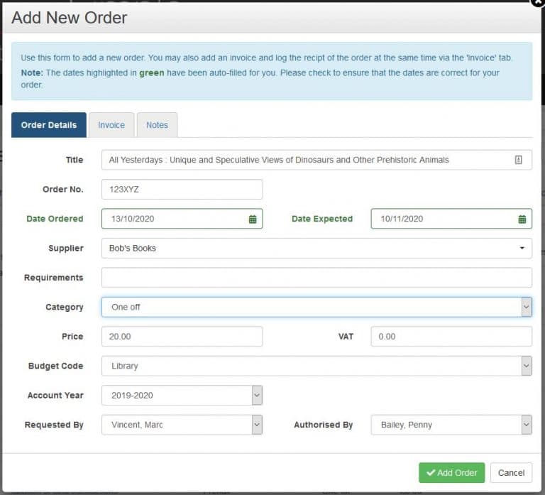 Library software features - Simple Little Library System